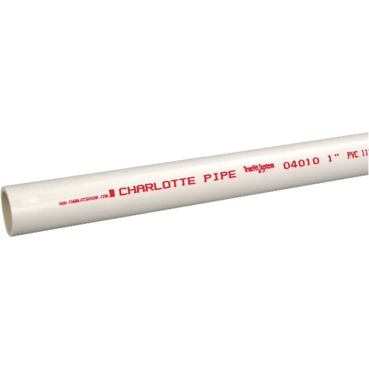 CHARLOTTE PIPE Charlotte Pipe 1 In X 10 Ft Cold Water Schedule 40 PVC
