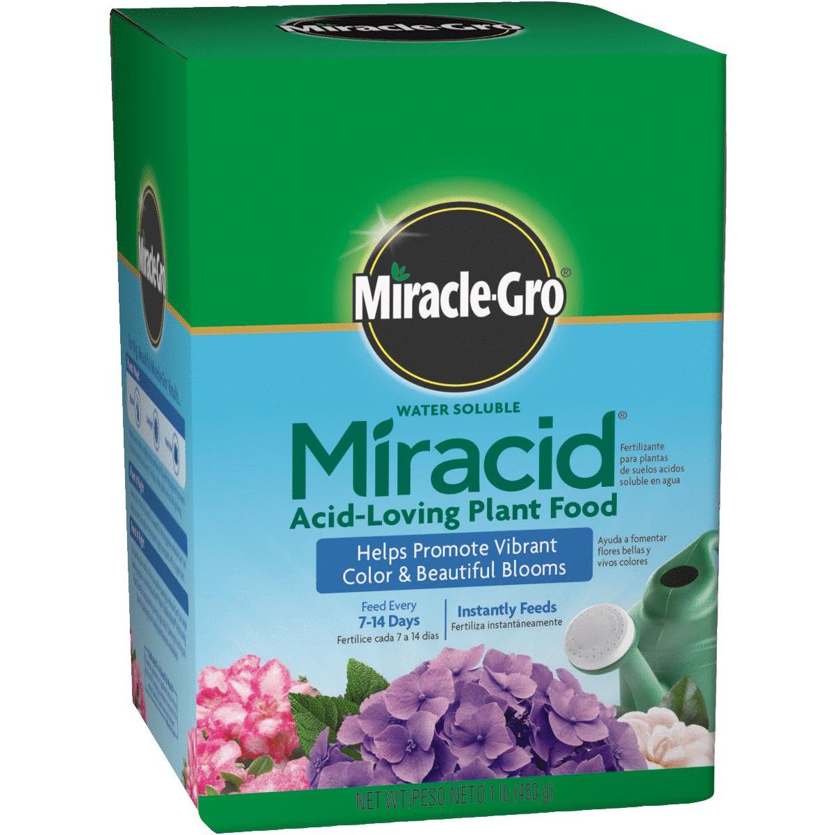 Miracle Gro Miracle-Gro Miracid 1 Lb. Water Soluble Acid-Loving Plant ...