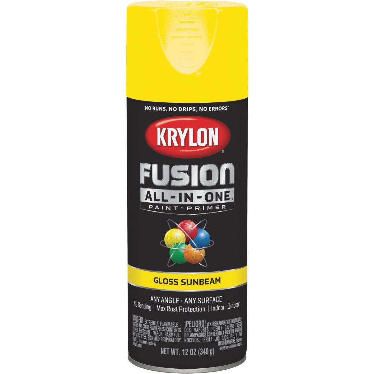 Krylon Fusion All-In-One Gloss Spray Paint & Primer, Sunbeam | Sheraton ...