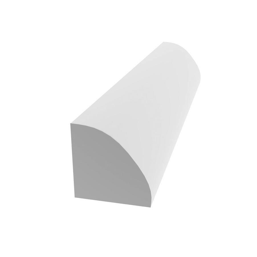 EverTrue 3/4-in x 8-ft Prefinished PVC Quarter Round Moulding | DaCorta ...