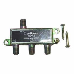 Blackpoint 75 Ohm 3-Way Heavy Duty Splitter | Hills Flat Lumber