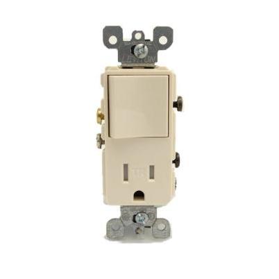 Leviton Ivory 125V Twin Socket Adapter | Hills Flat Lumber