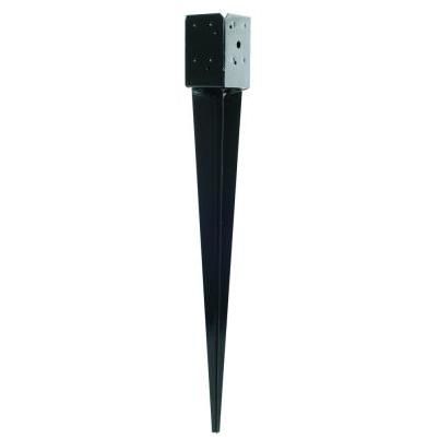 Simpson Strong-Tie E-Z Spike Steel Black Powder-Coated Fence Post Spike ...