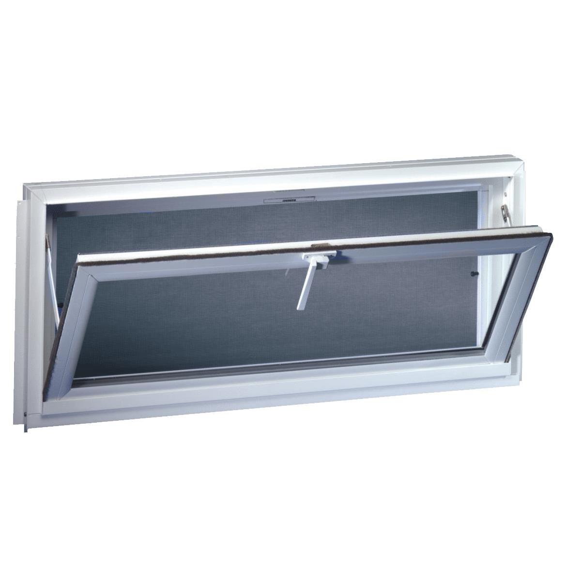 Northview Window Northview Hemlock Hopper 32 In. W x 23-1/4 In. H White ...