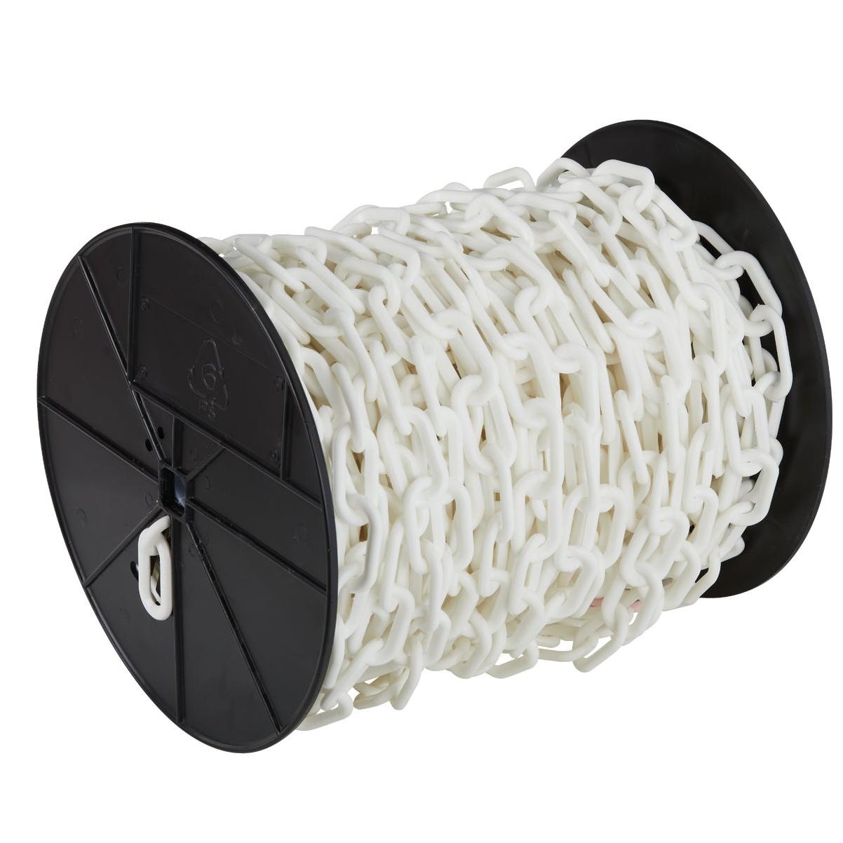 Mr. Chain #8 White 125 Ft. Plastic Chain | Elitsac, Inc.