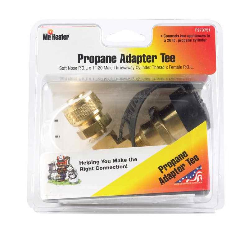 Mr. Heater Brass Excess Flow Soft Nose P.O.L Cylinder Adapter | Elitsac ...