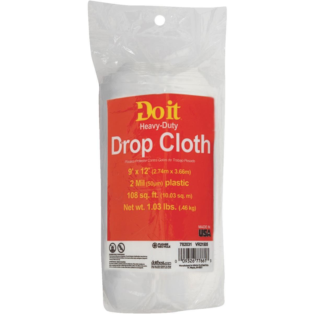 Do it Plastic 9 Ft. x 12 Ft. 2 mil Drop Cloth | Morganfield Home Center