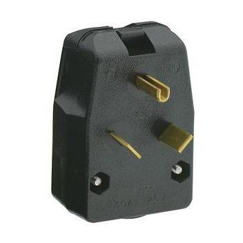 Leviton 30A 125V 3-Wire 2-Pole Angle Power Plug | Hills Flat Lumber