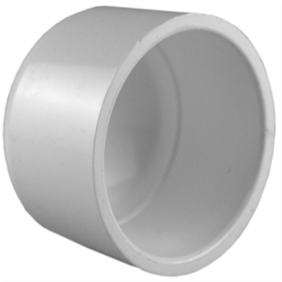 Charlotte Pipe 3 In. Schedule 40 Pressure Slip PVC Cap | Hills Flat Lumber