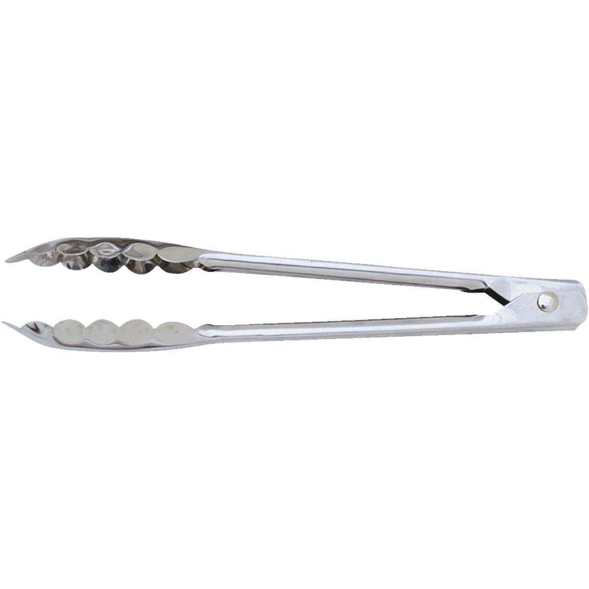 Norpro 9 In. Stainless Steel Locking Serving Tongs | Hills Flat Lumber