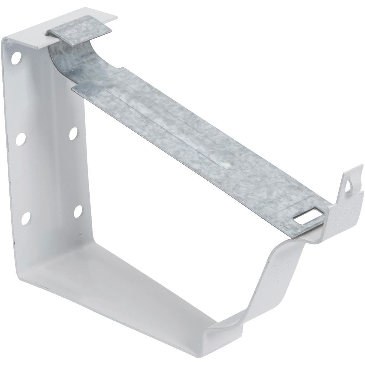 Amerimax K Style Galvanized White Snap-Lok Gutter Hanger Bracket ...