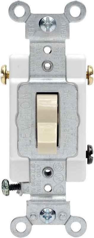 Leviton Toggle Ivory 15A Grounding Quiet 3-Way Switch | Do it Best Barbados