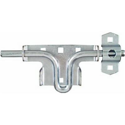 National Hardware Silver Steel Sliding Bolt Door/Gate Latch Zinc-Plated ...