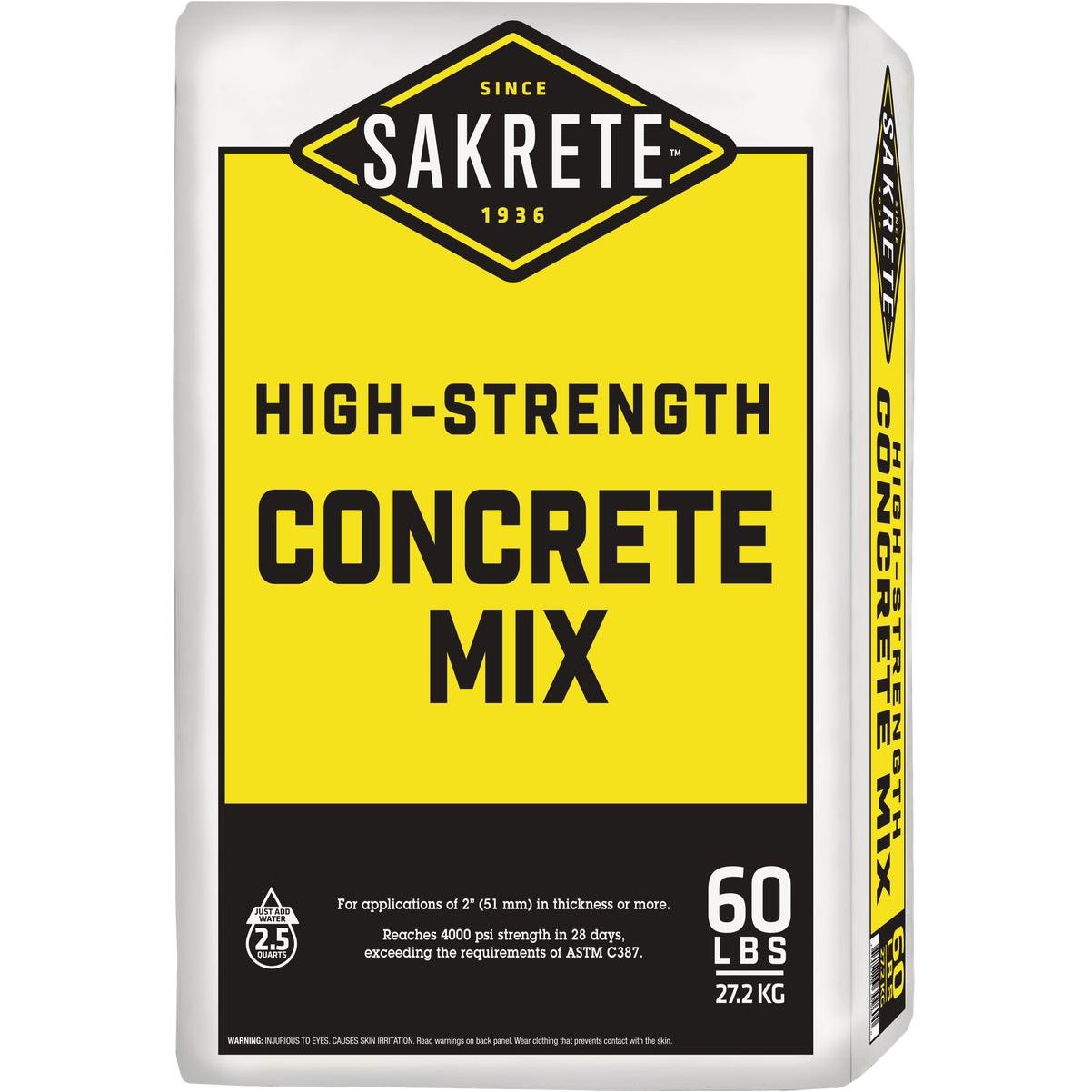 Sakrete 60 Lb. High-Strength Concrete Mix | Ivey Lumber Company