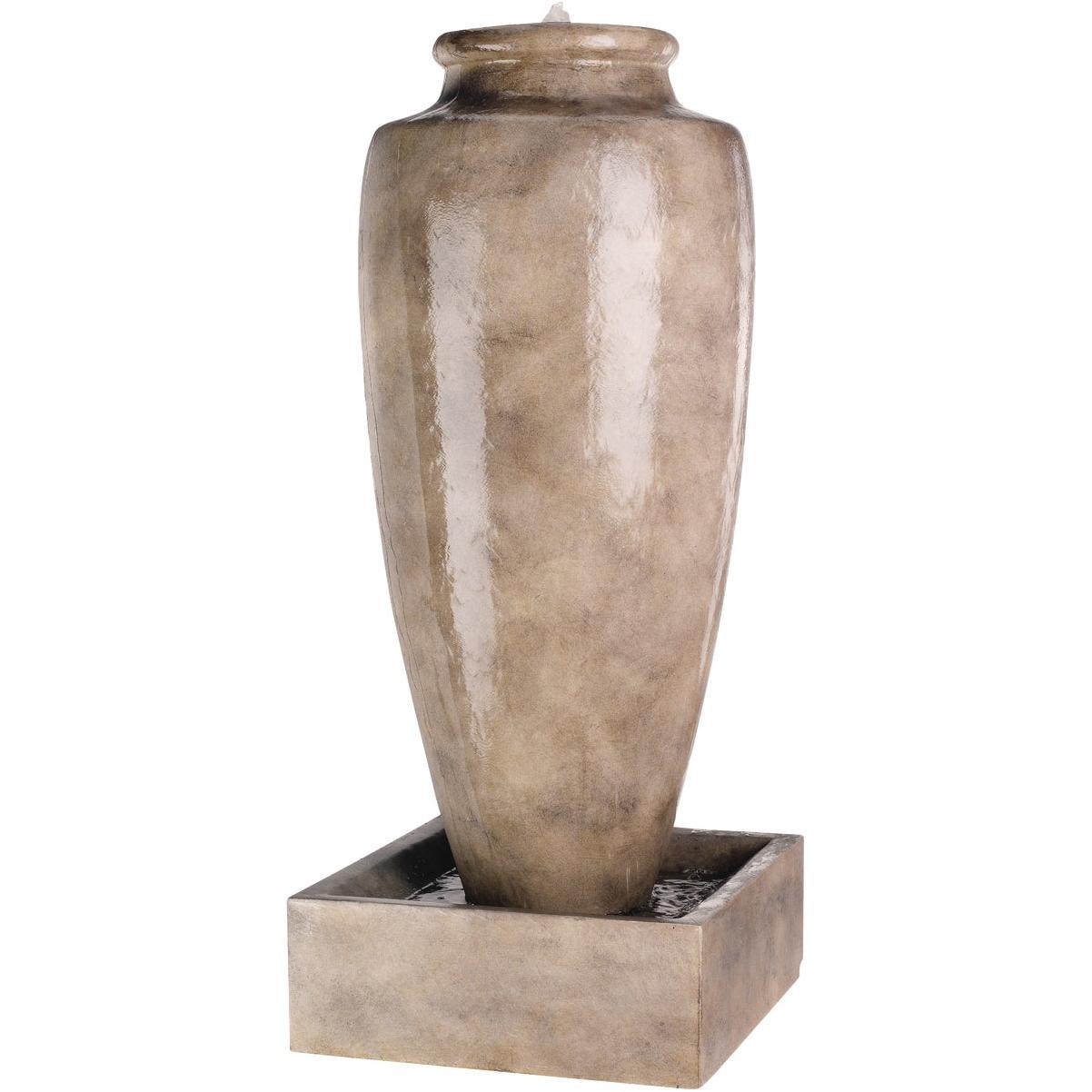 Lumineo Beige GRC Urn Fountain | Trinity Lumber