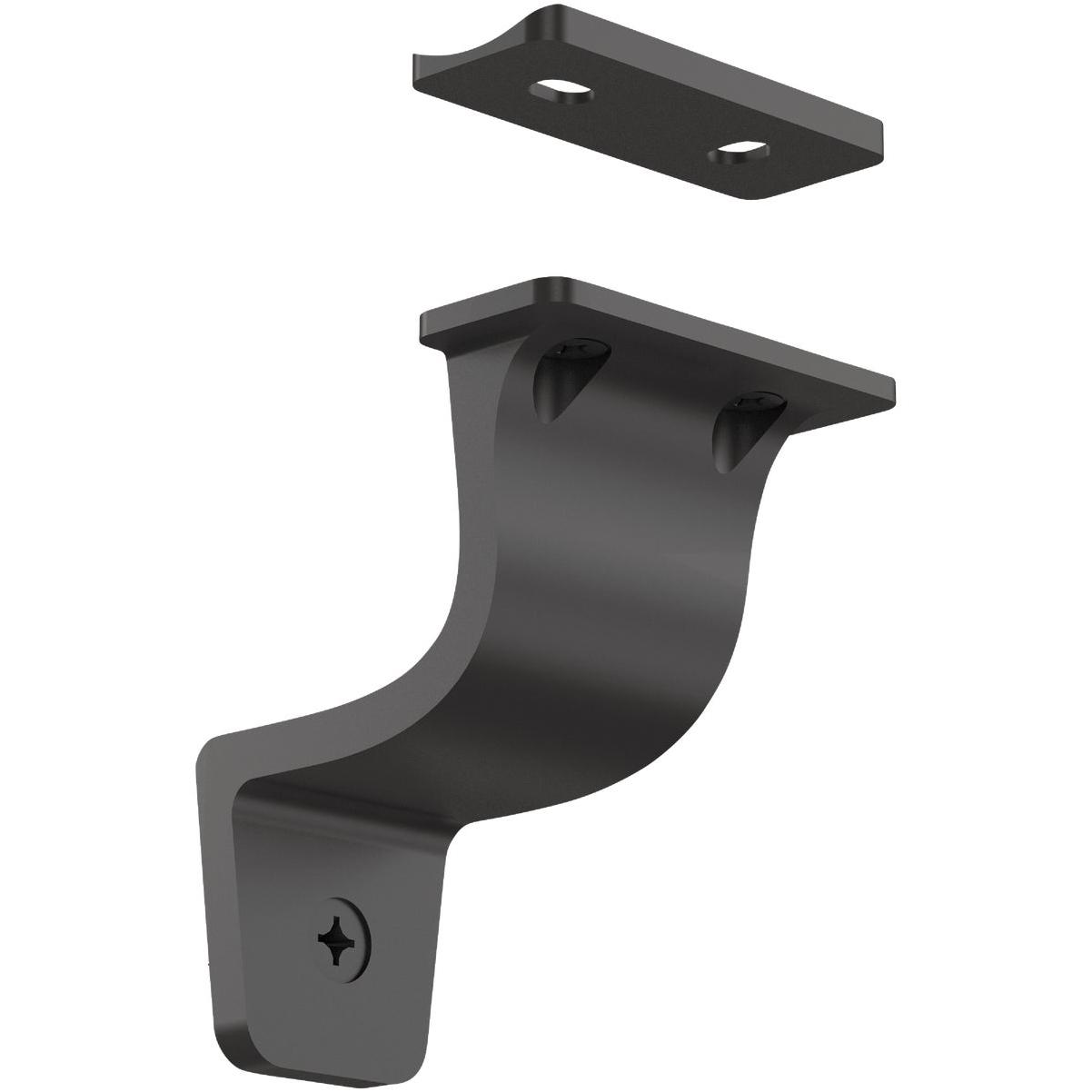 National 3 In. Matte Black Cooper Handrail Bracket | Hills Flat Lumber