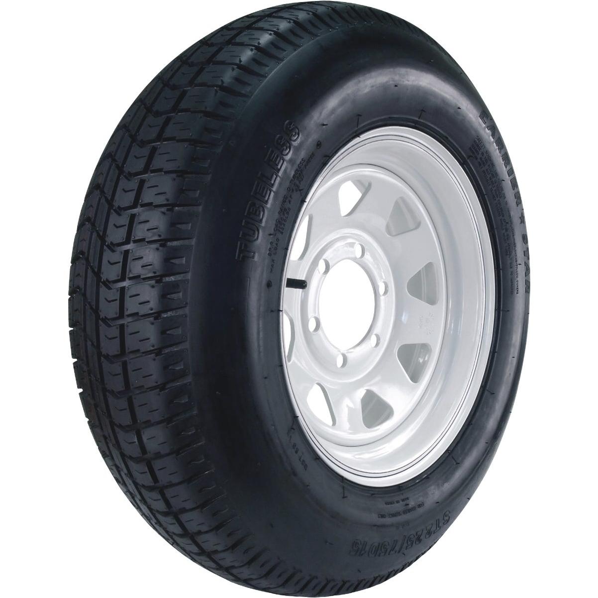 Kenda Loadstar Tire/Wheel Assembly 225/75D LRD Bias 6 Hole Assembly ...