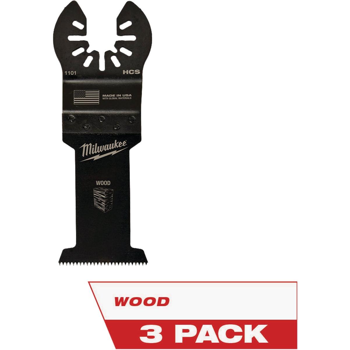 Milwaukee OPEN-LOK 1-3/8 In. HCS Wood Oscillating Blade (3-Pack) | Ivey ...