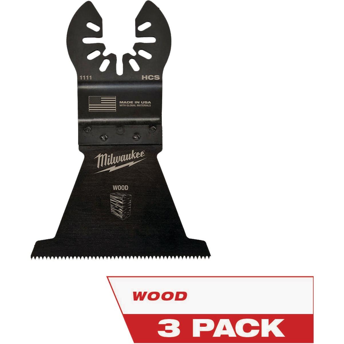 Milwaukee OPEN-LOK 2-1/2 In. HCS Wood Oscillating Blade (3-Pack ...