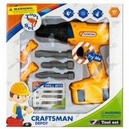 KOLE IMPORTS Kids Electric Drill Play Set Assorted Color | Sheraton Mall