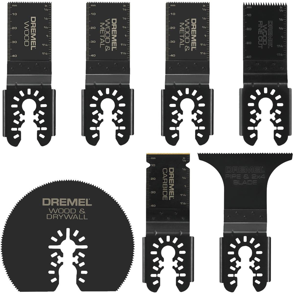 Dremel Universal Multi-Material Oscillating Blade Assortment (7-Piece ...