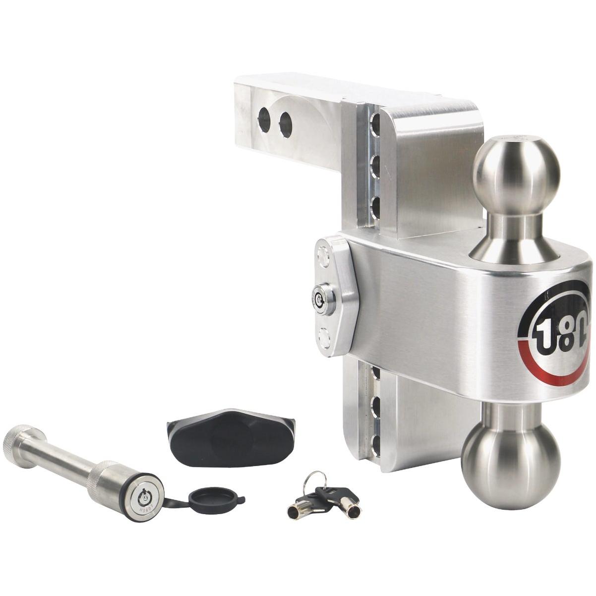 Weigh Safe 180-Hitch Class V Adjustable Aluminum Hitch Ball Mount ...