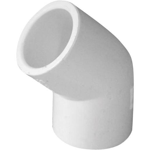 Charlotte Pipe 1-1/4 In. Slip x Slip Schedule 40 45 Deg. PVC Elbow (1/8 ...