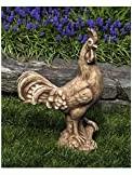 Antique Rooster Statue, Brownstone | Agway of Cape Cod