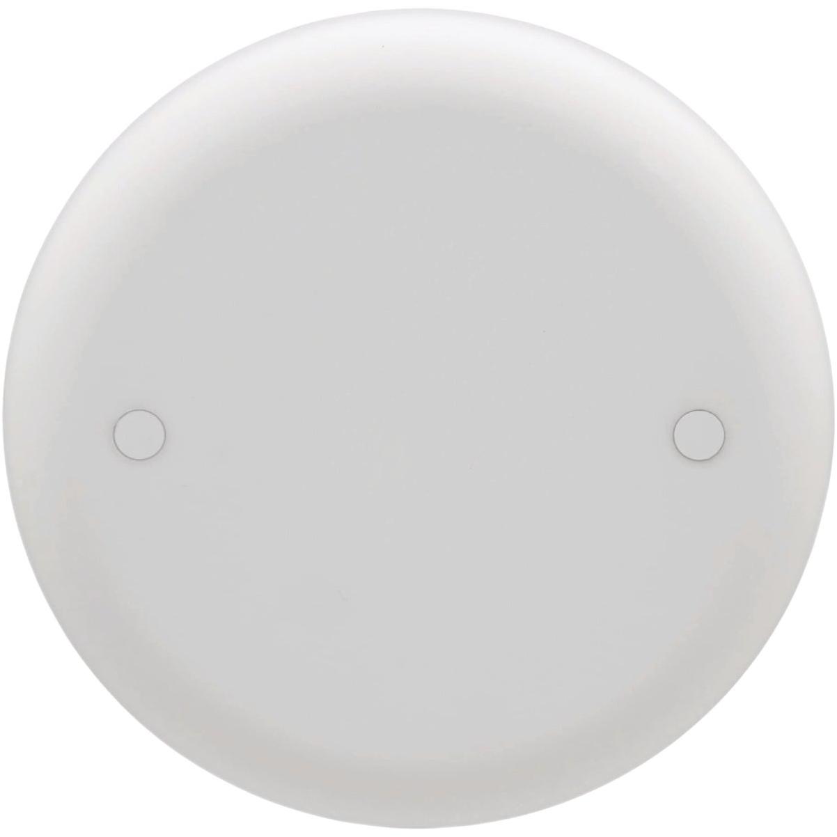 Carlon 4 In. Blank White Round Ceiling Box Cover | Morganfield Home Center