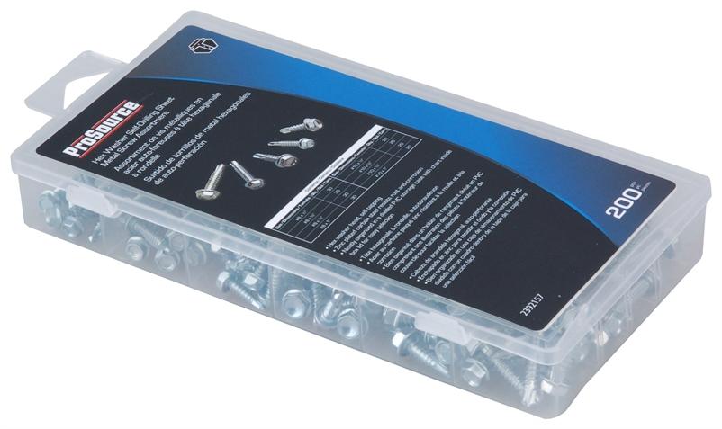 Prosource WASHER S/D SCRW HEX ASST 200PC | Paradise Lumber & Hardware