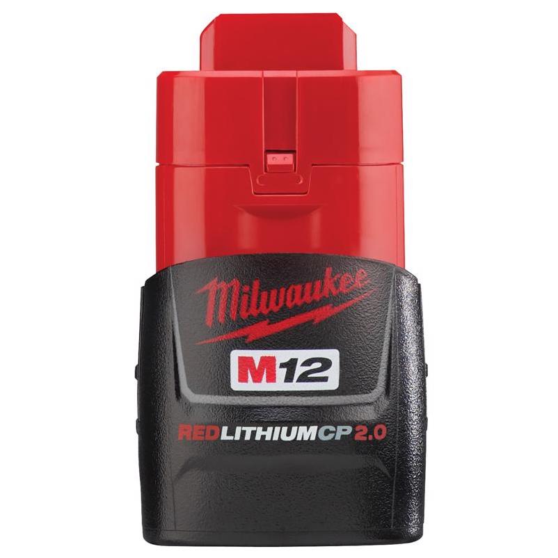 Milwaukee M12 REDLITHIUM CP 12 V 2 Ah1 Lithium-Ion Battery Pack 1 pc ...