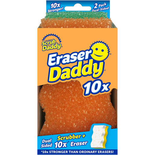 HARDWARE INTER Scrub Daddy Eraser Daddy 10X Scrubber (2-Pack ...