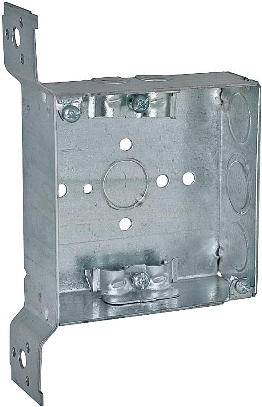 Raco BOX OUTLET STL 4IN SQ BRKT WLD | Paradise Lumber & Hardware
