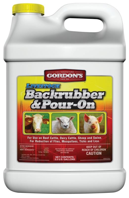 Gordon's BACK-RUB/POUR-ON LIVESTCK 2.5G | Paradise Lumber & Hardware