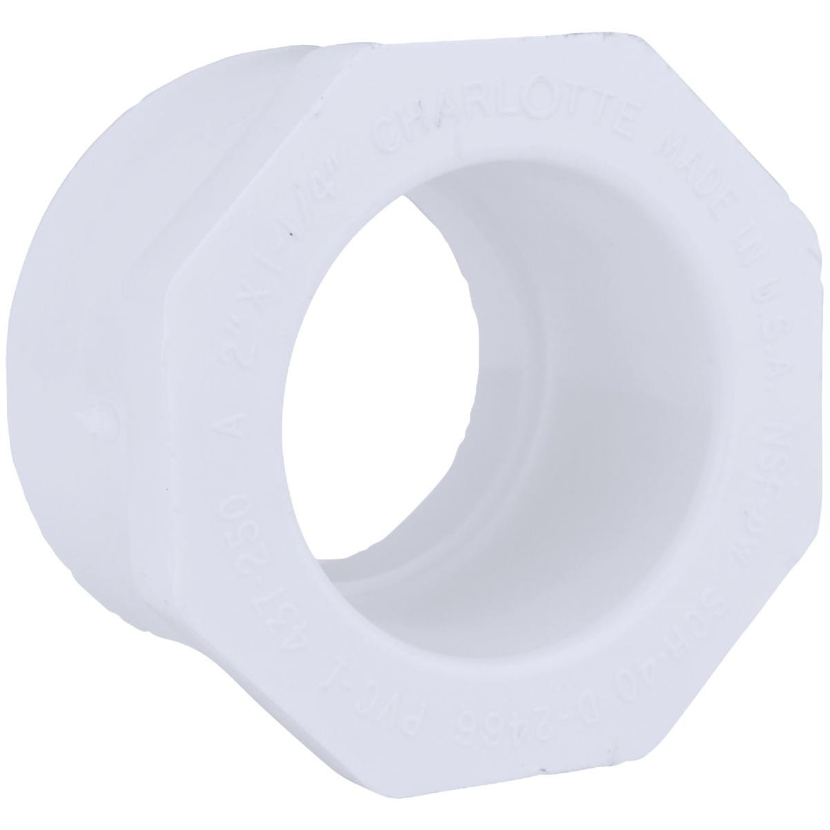 Charlotte Pipe 2 In. SPG x 1-1/4 In. Slip Schedule 40 PVC Bushing | Do ...