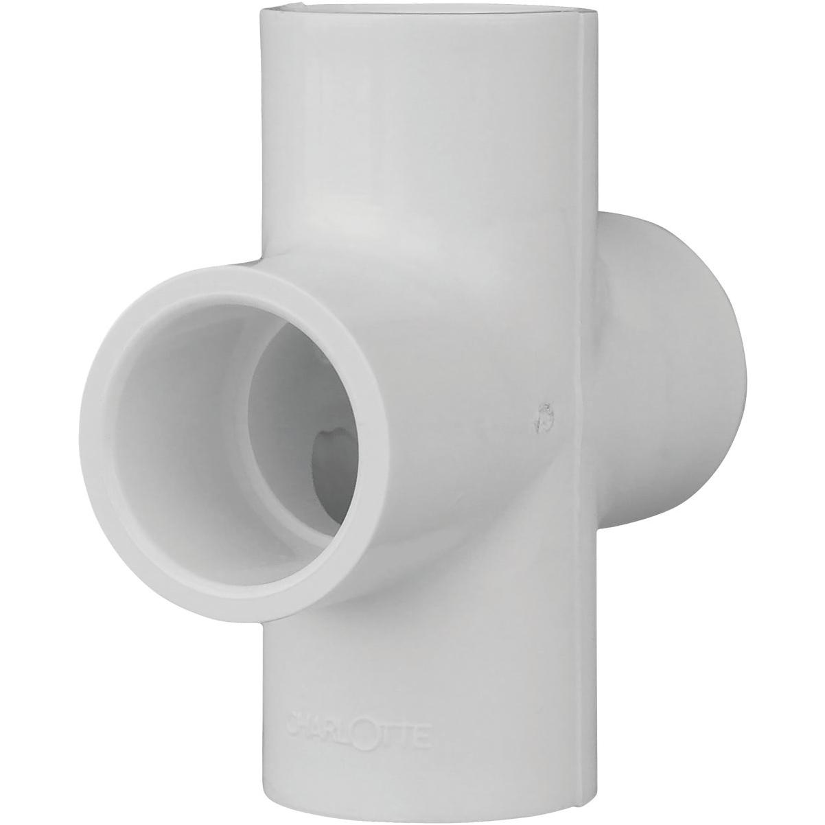 Charlotte Pipe Schedule 40 1/2 in. PVC Pipe Cross | Do it Best Barbados