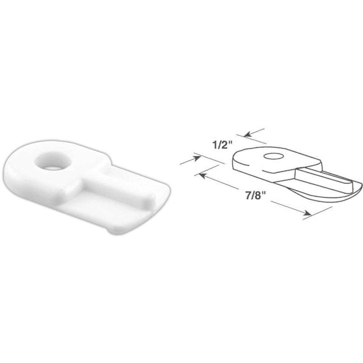 Prime Line Prime-Line White Turn Button Screen Clip (12-Pack ...