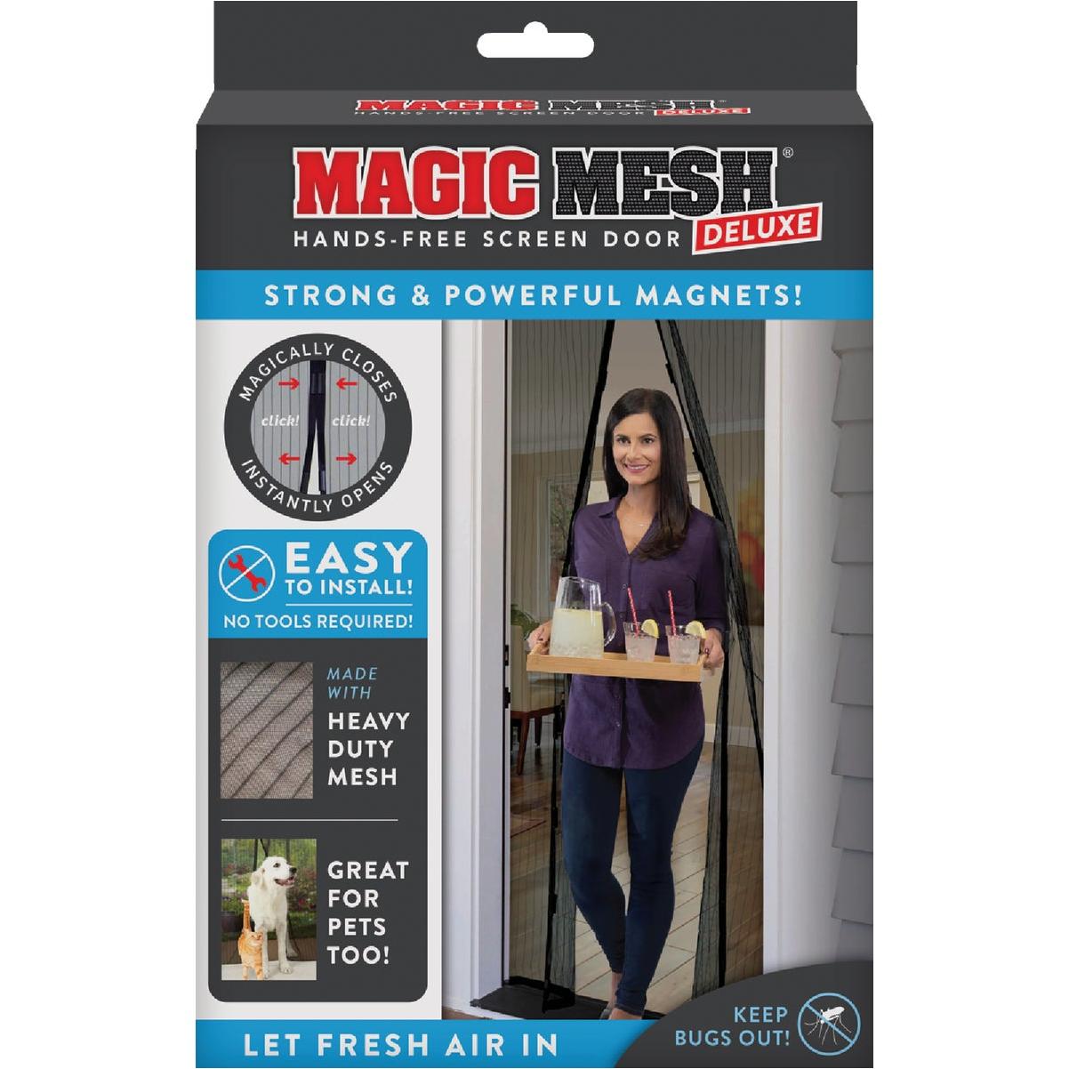 HARDWARE INTER Magic Mesh 39 In. W x 83 In. H Magnetic Single Door ...