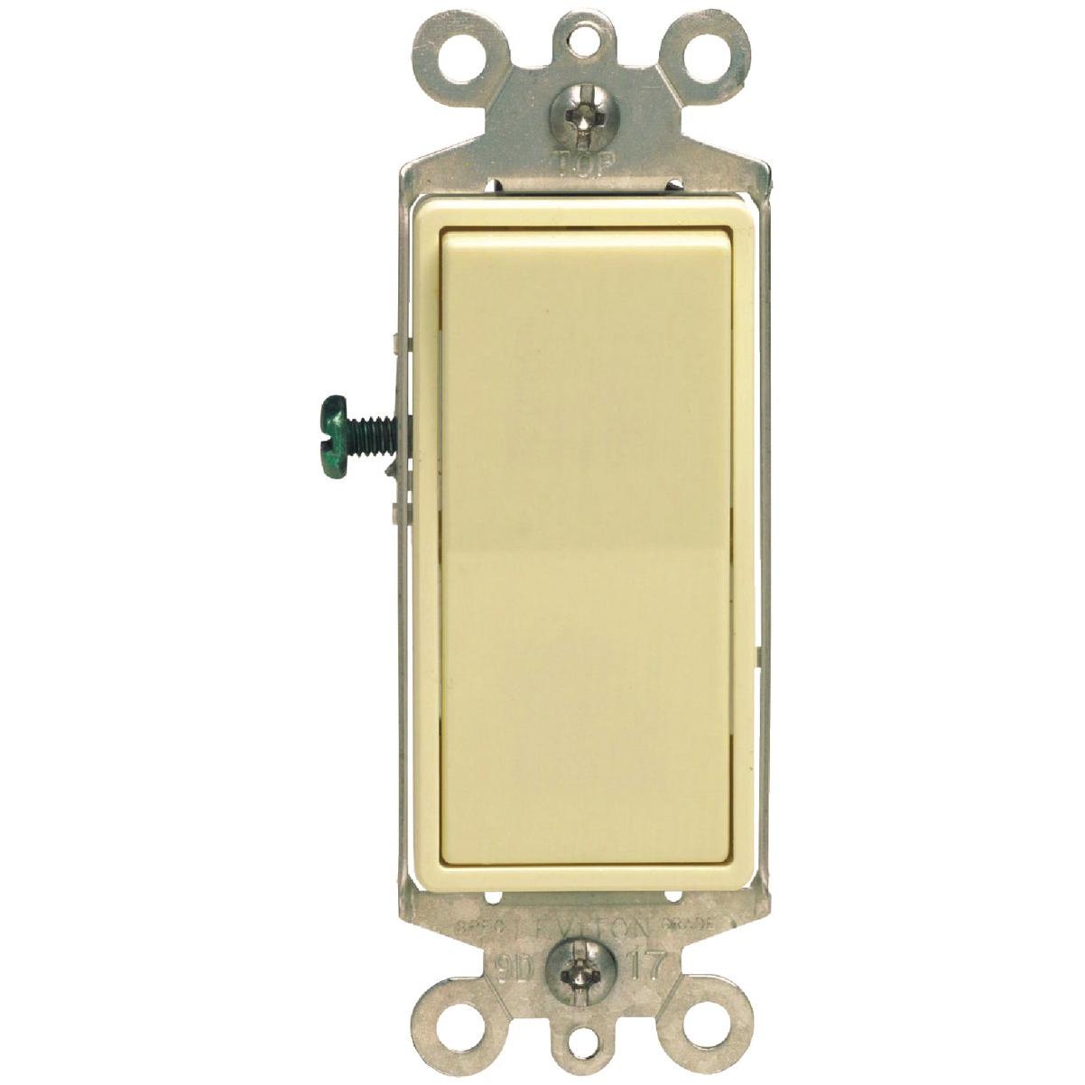 Leviton Decora Rocker Ivory 15A Grounded 3-Way Switch | Do it Best Barbados