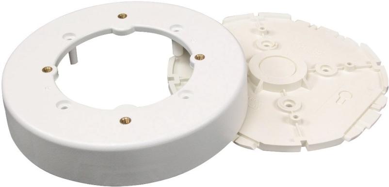 Wiremold WHITE CIRCULAR FIXTURE BOX | B & R Industrial Supply