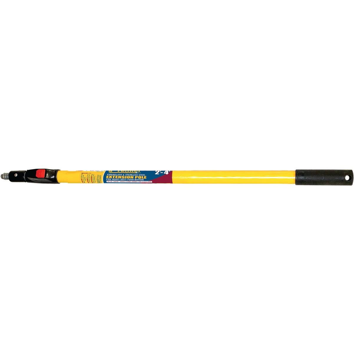 Premier 2 Ft. To 4 Ft. Telescoping Fiberglass & Stainless Steel Push ...