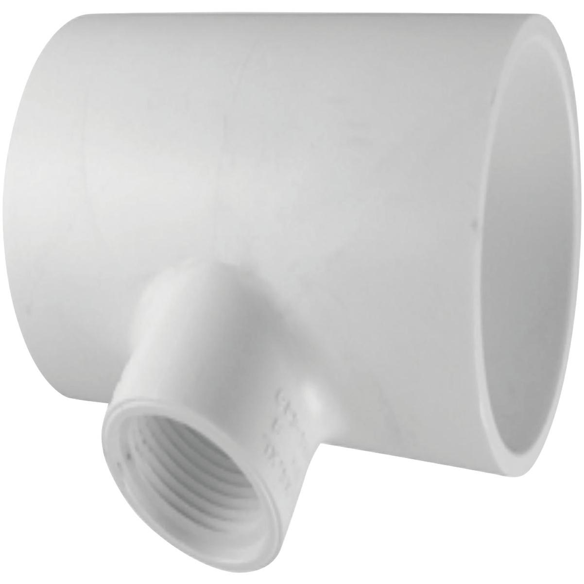 Charlotte Pipe 1 In. Solvent Weld x 1/2 In. FIP Schedule 40 PVC Tee ...