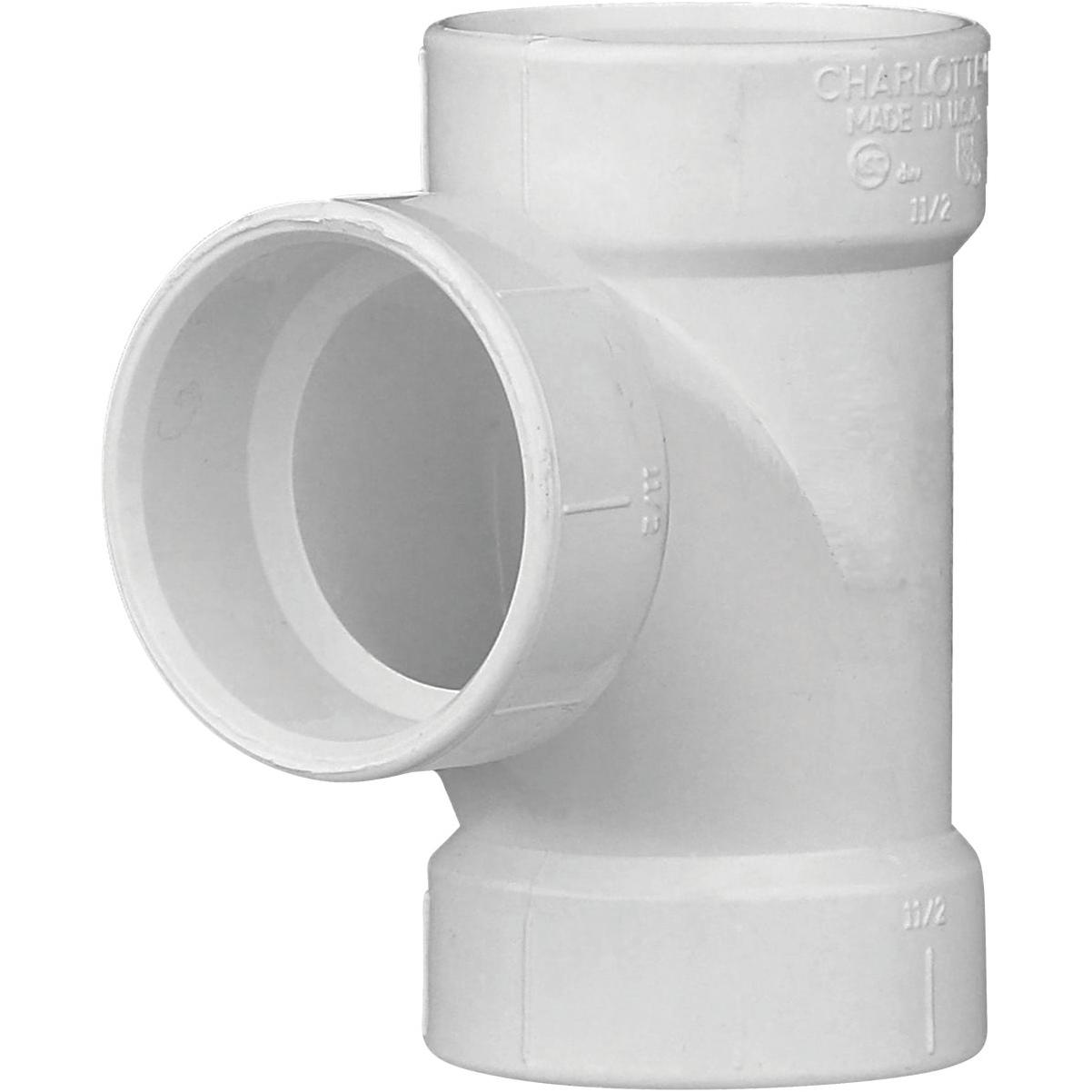 Charlotte Pipe 1-1/2 In. Schedule 40 Sanitary PVC Tee | Do it Best Barbados