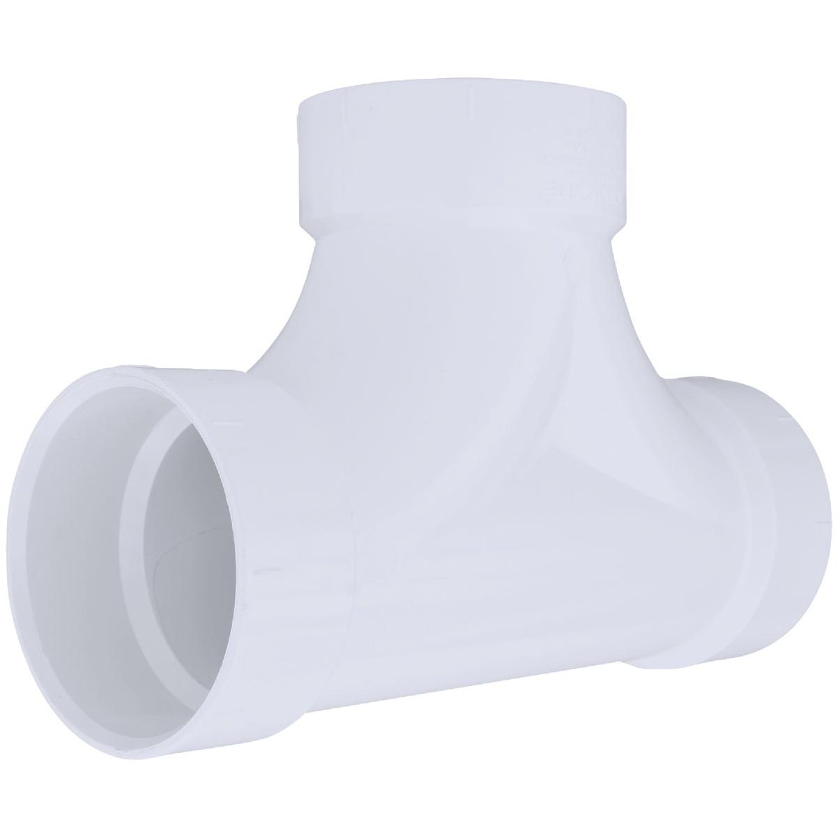 Charlotte Pipe 4 In. Schedule 40 DWV 2-Way PVC Cleanout Tee | Do It ...