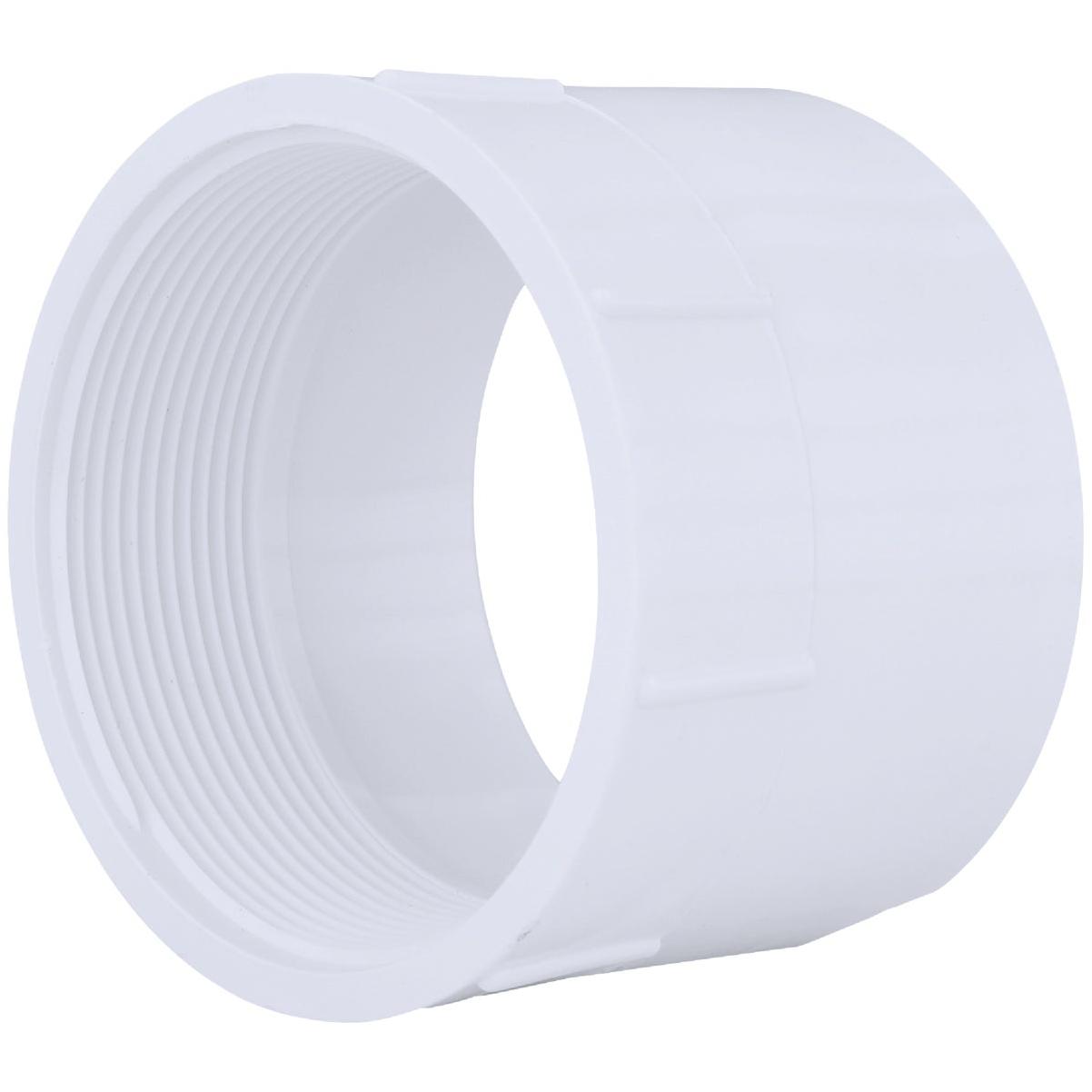 Charlotte Pipe 4 In. Hub x 4 In. FPT Schedule 40 DWV PVC Adapter | Do ...