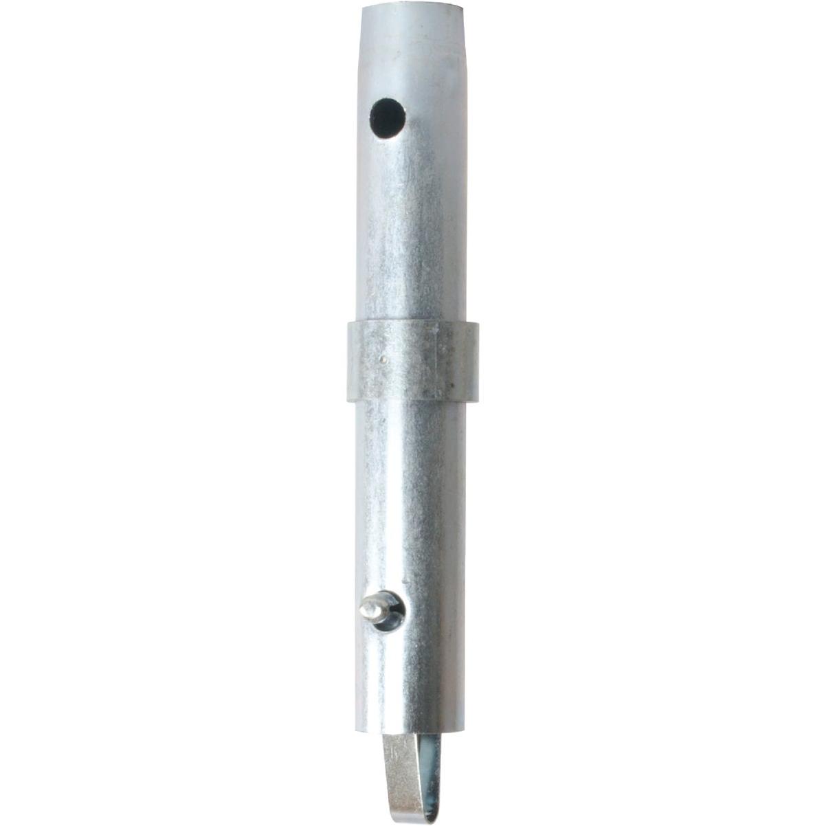 MetalTech Galvanized Steel Coupling Pin with Collar and Spring Lock for ...