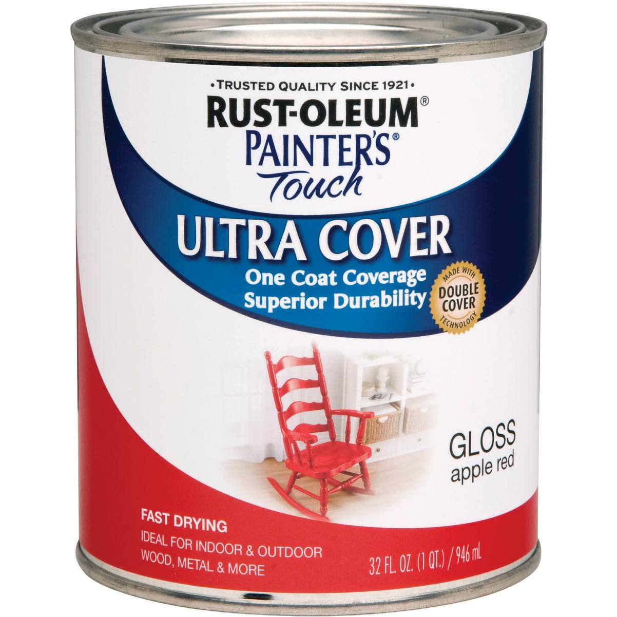 Rust-Oleum Painter's Touch 2X Ultra Cover Premium Latex Paint, Gloss Apple Red, 1 Qt. | Sheraton ...
