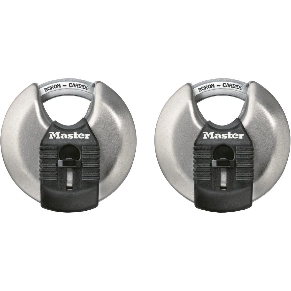 Master Lock Magnum 2-3/4 In. W. Stainless Steel Discus Keyed Alike ...