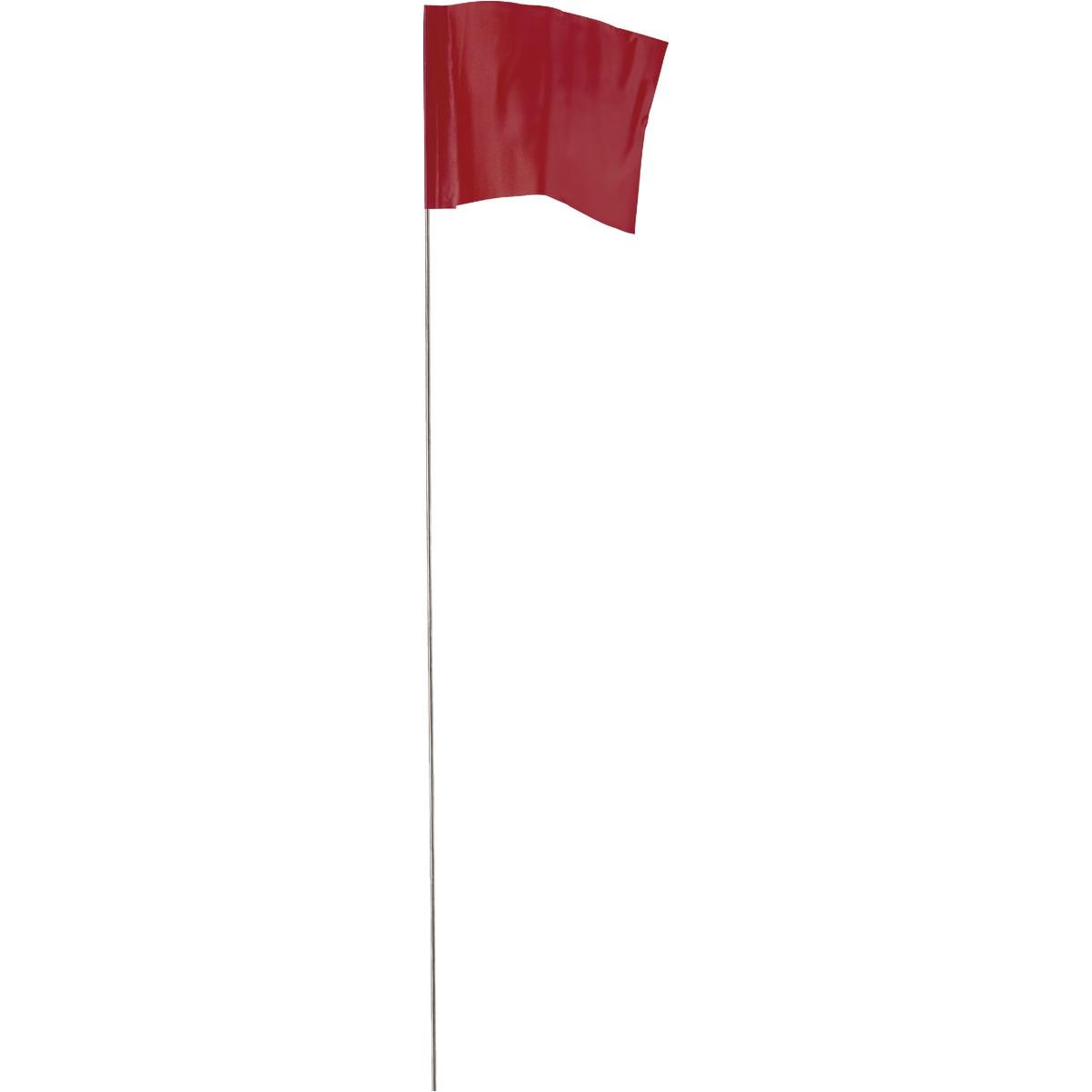 Empire 21 In. Steel Staff Red Marking Flags | Do it Best Barbados