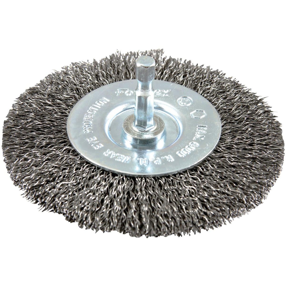Forney 4 In. Hex Crimped, Coarse Drill-Mounted Wire Wheel | Sheraton Mall